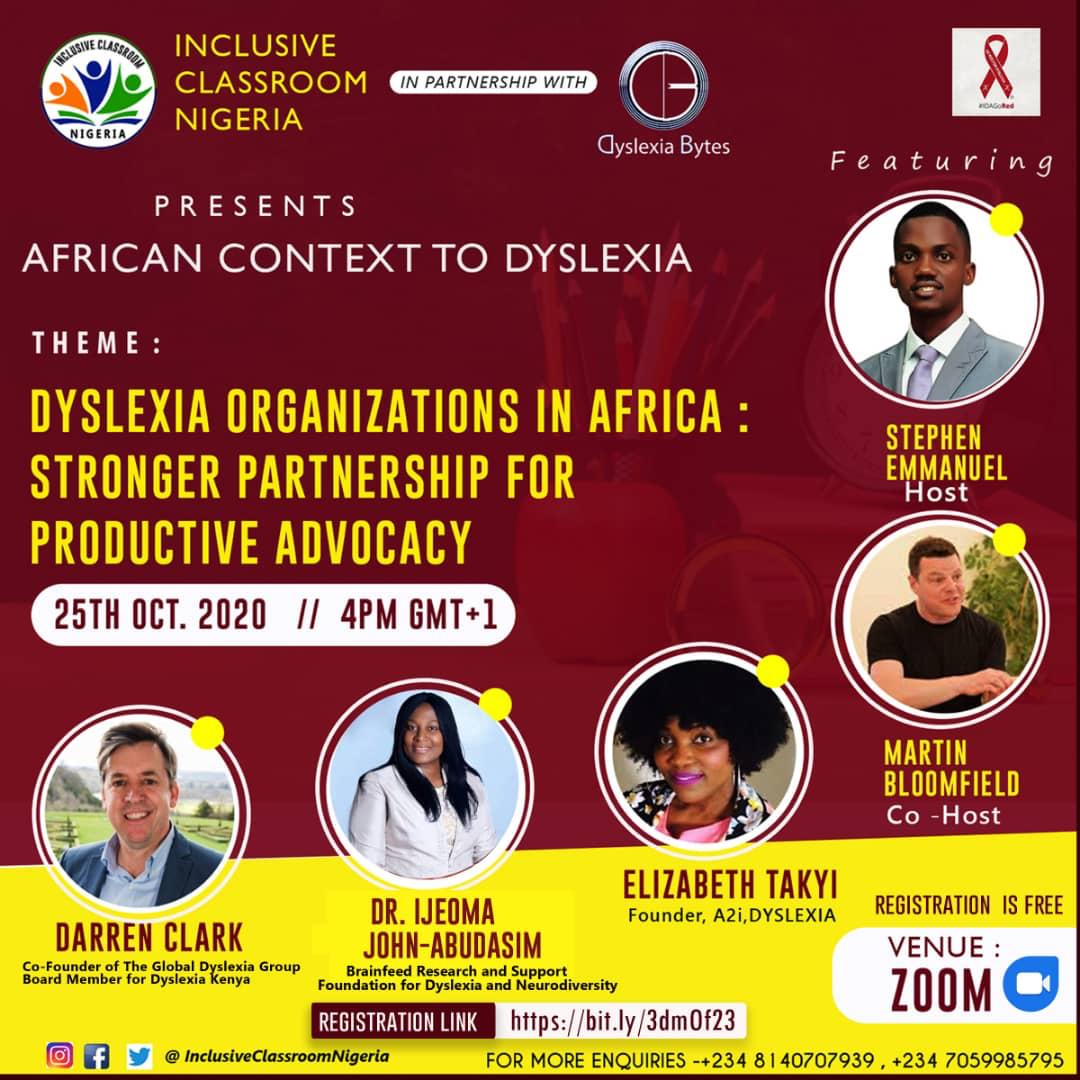 DYSLEXIA ORGANIZATIONS IN AFRICA: STRONGER PARTNERSHIP FOR PRODUCTIVE ...
